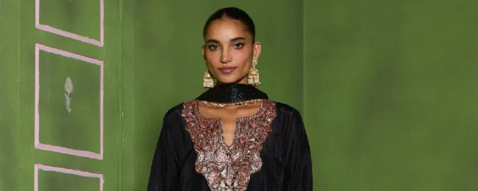 Tilla Work Kurta for Women - Latest Collection 2026 | Koshur India