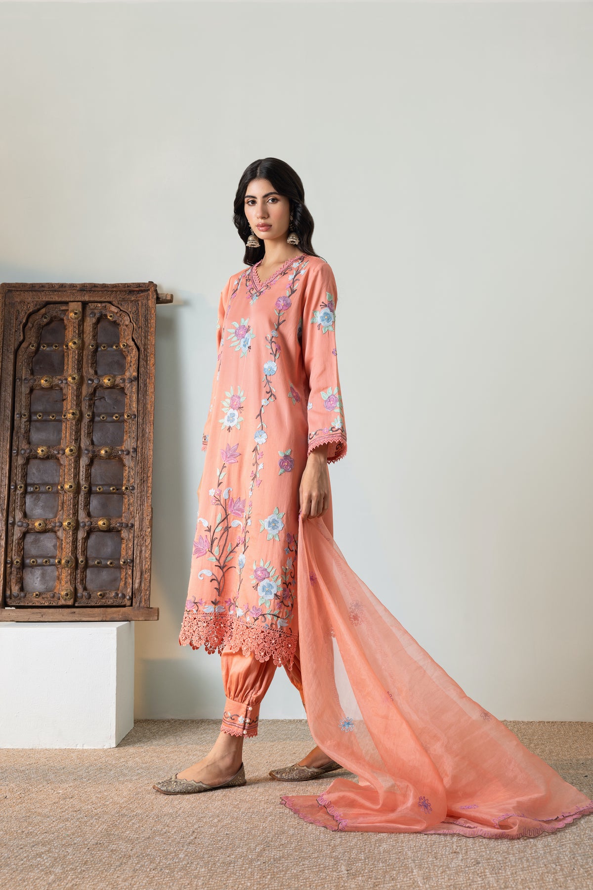 Amer Cotton Pheran Set | Koshur India